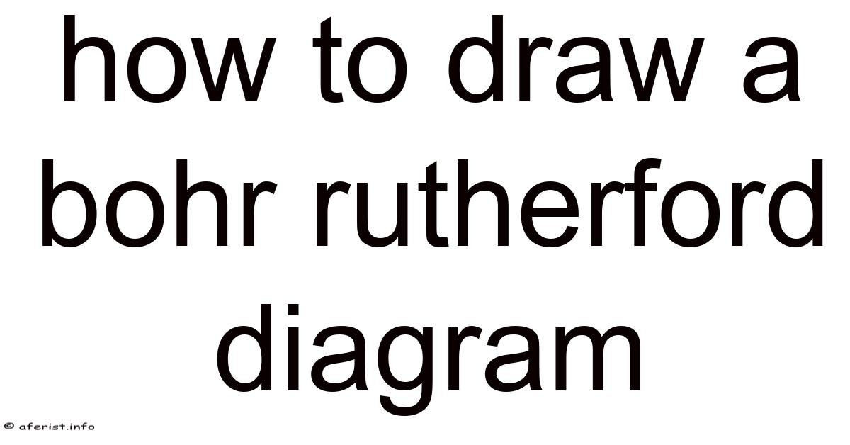 How To Draw A Bohr Rutherford Diagram