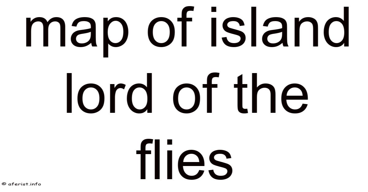 Map Of Island Lord Of The Flies